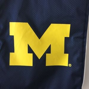 NCAA | Bags | University Of Michigan Blue Gym Backpack Sack New | Poshmark